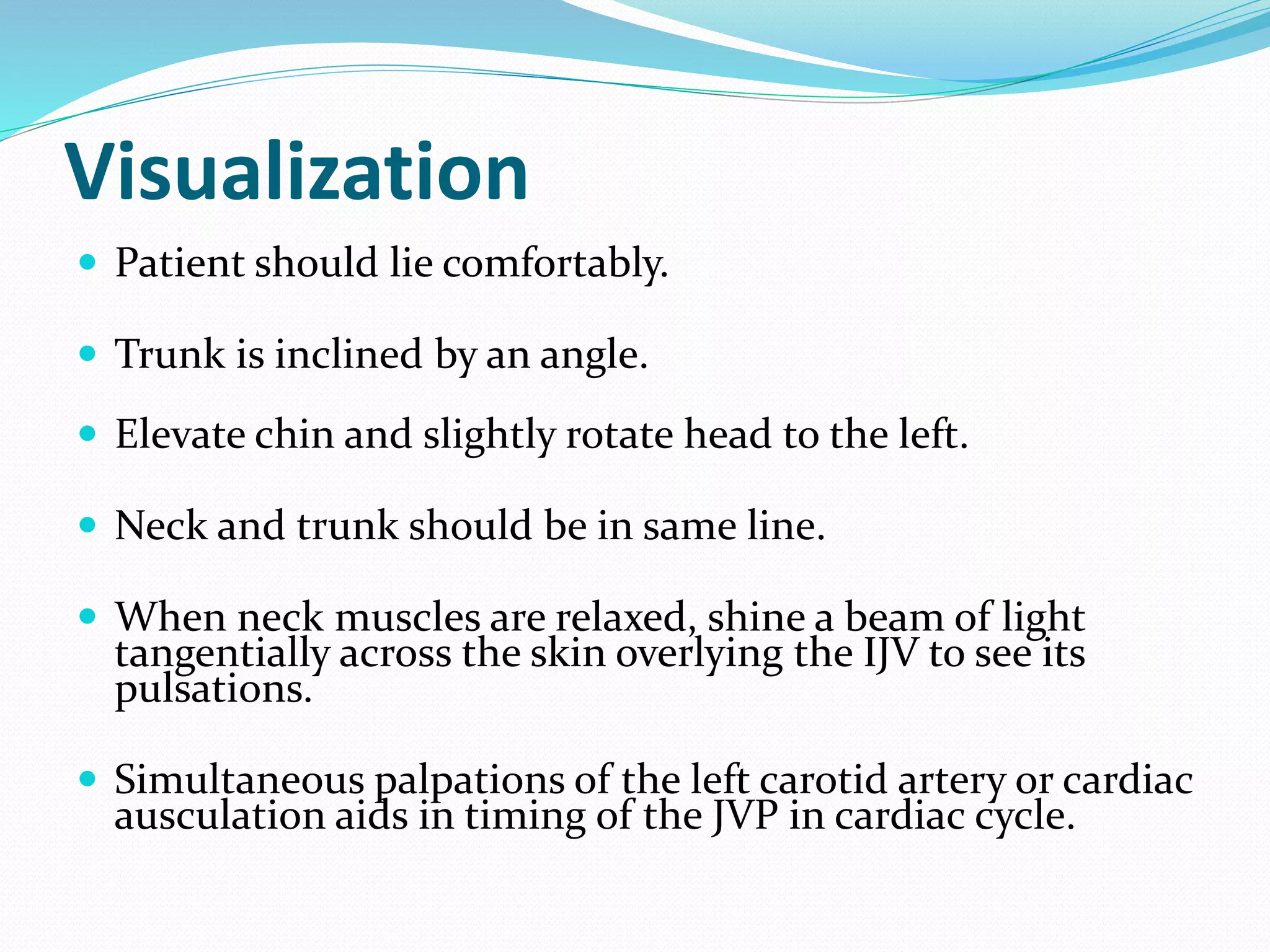 Jugular venous pressure | PPTX