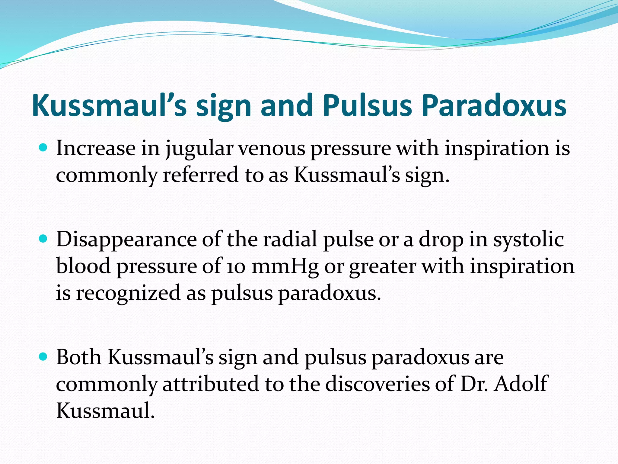 Jugular venous pressure | PPTX