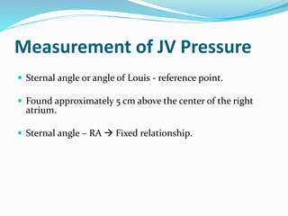 Jugular venous pressure | PPTX