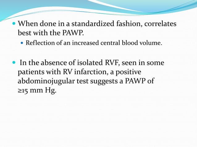 Jugular venous pressure | PPTX | Heart and Cardiovascular Diseases ...