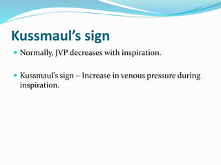 Jugular venous pressure | PPTX