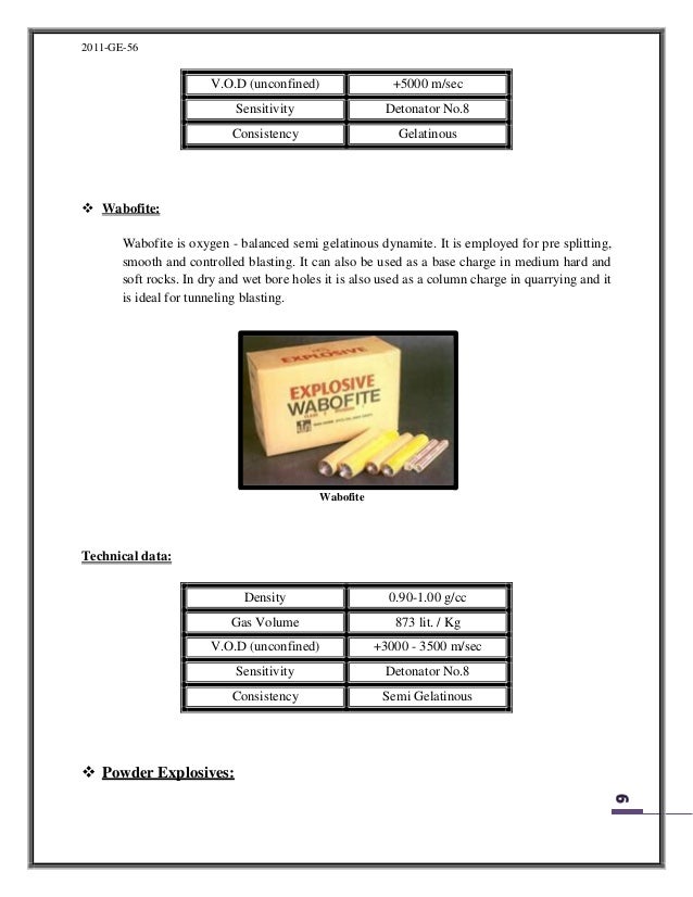 Explosive Engineering labs