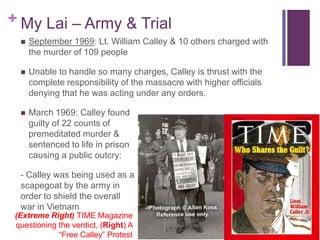 My lai & end of vietnam war | PPTX