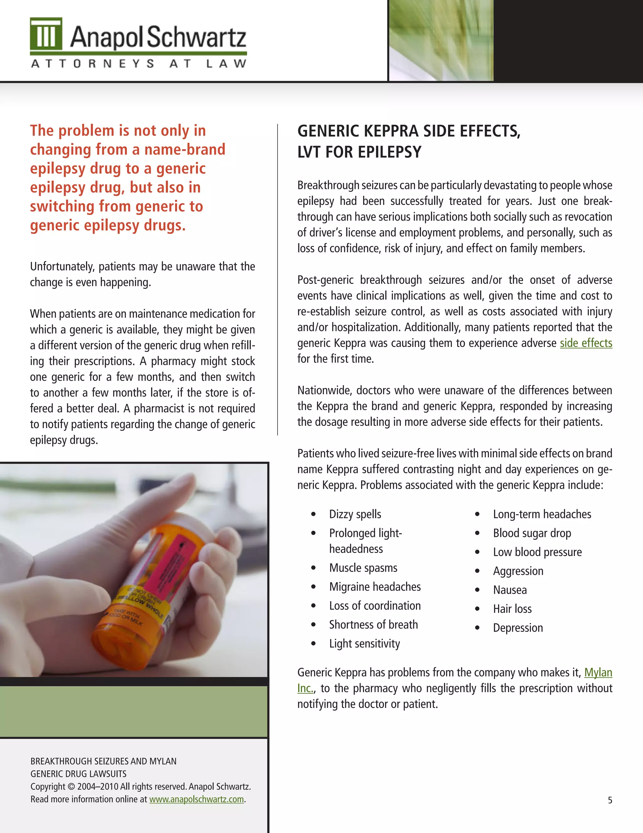 Mylan generic-keppra | PDF