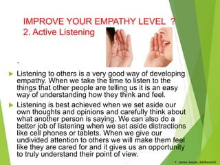Empathy ppt from james adhikaram - Training ppt for Kerala Land Revenue ...