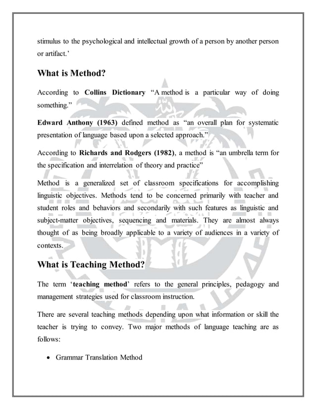 Grammar-Translation & Direct Methods | PDF