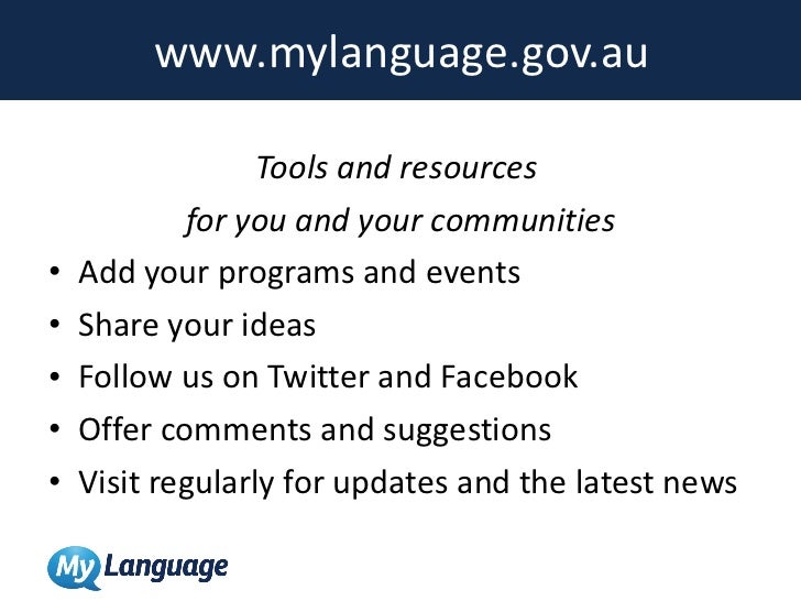 A Guide to My Language