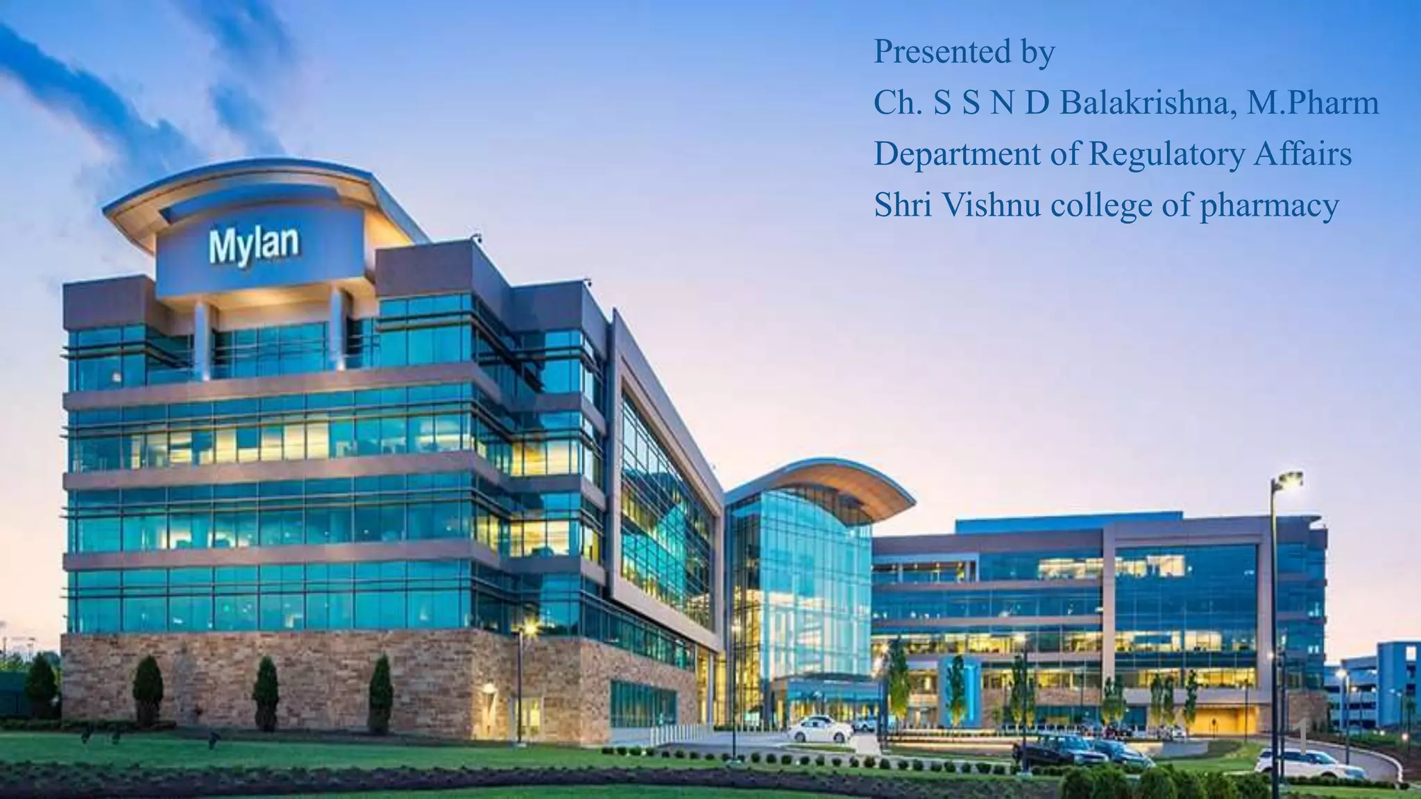 Mylan (Viatris) History and Track Record | PPTX