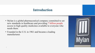 Mylan (Viatris) History and Track Record | PPTX