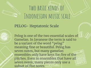 The Indonesian Music (G8 Insulin) | PPT