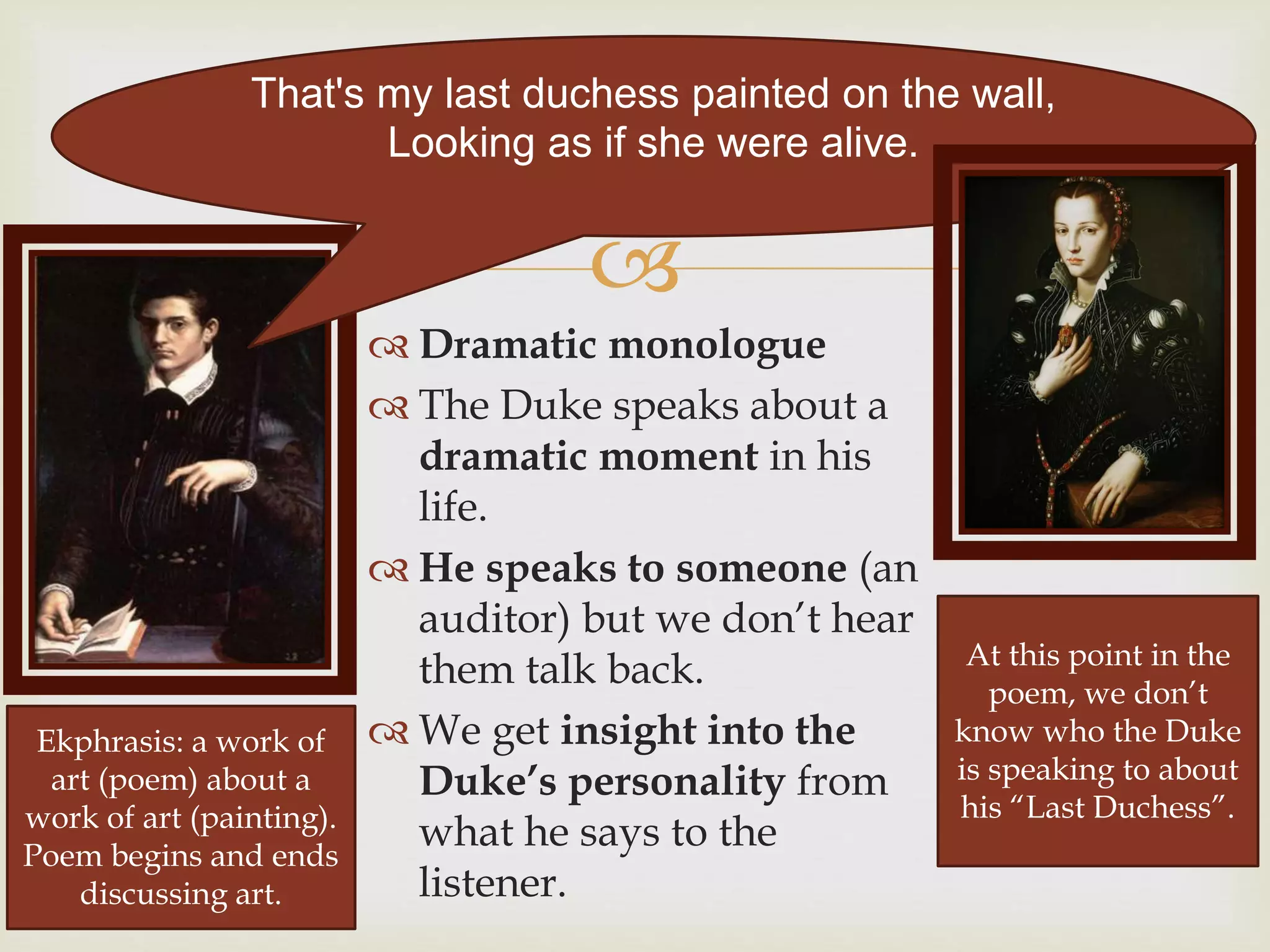 My last duchess | PPTX