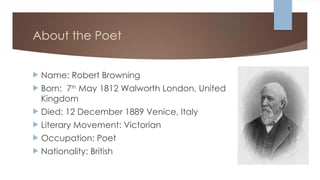 My Last Duchess Ferrara powerpoint presentation | PPTX