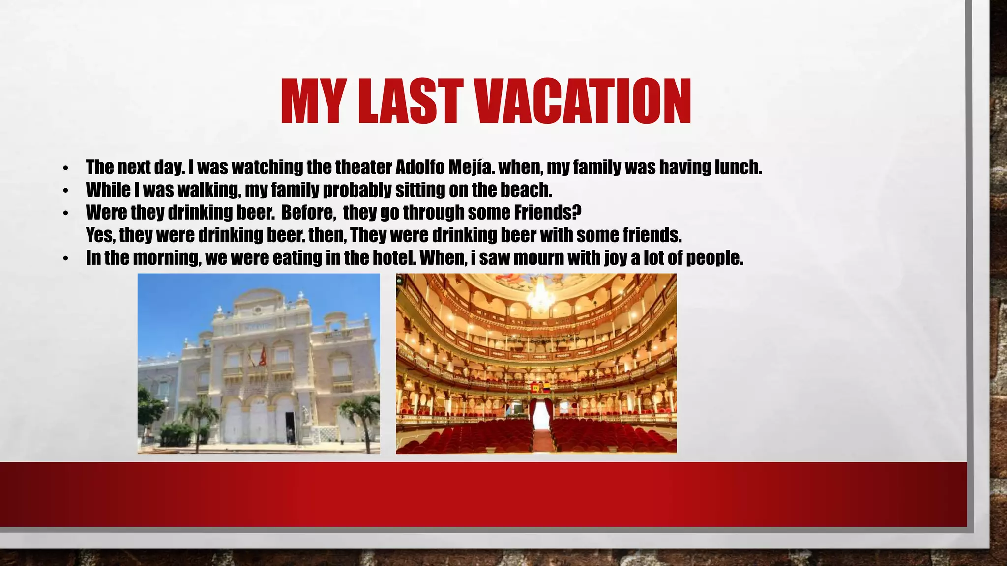 My last vacation | PPT