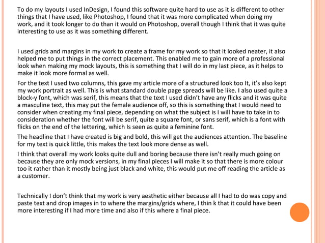 My layouts eval | PPT