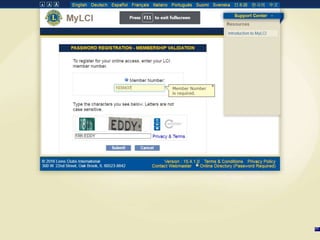 MyLci for Region & Zone Chairperson | PPT