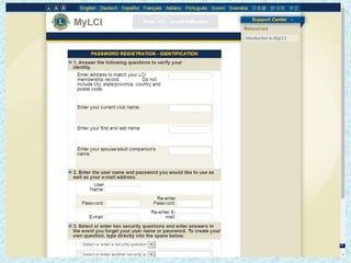 MyLci for Region & Zone Chairperson | PPT