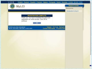 MyLci for Region & Zone Chairperson | PPT