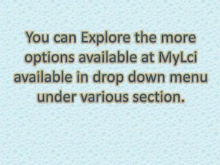 MyLci for Region & Zone Chairperson | PPT