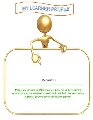 M y learner profile | PDF