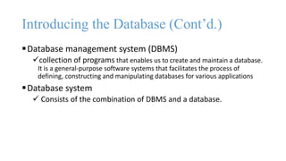 Introduction to Database Management Systems 2 | PDF