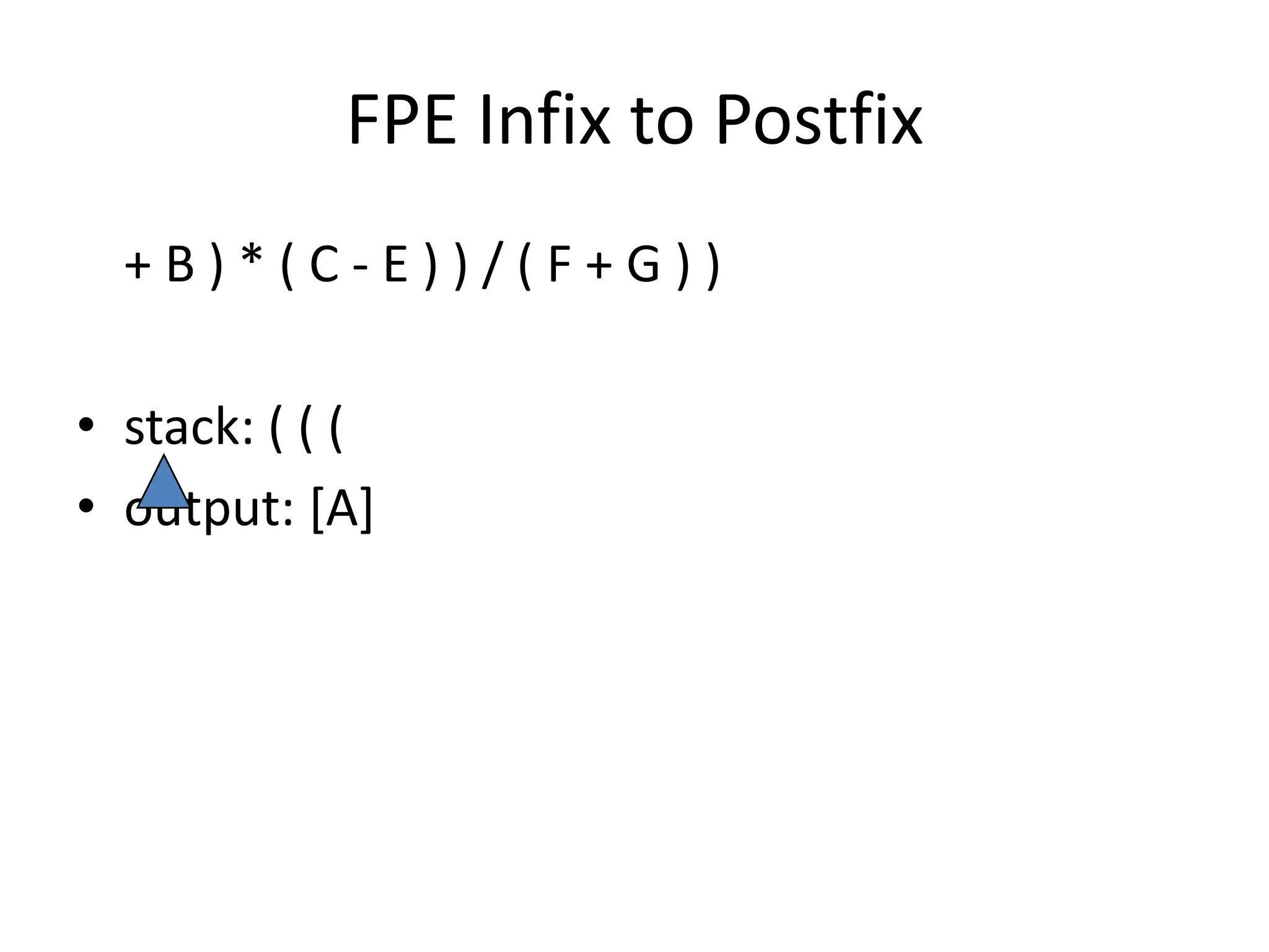 My lecture infix-to-postfix | PPTX