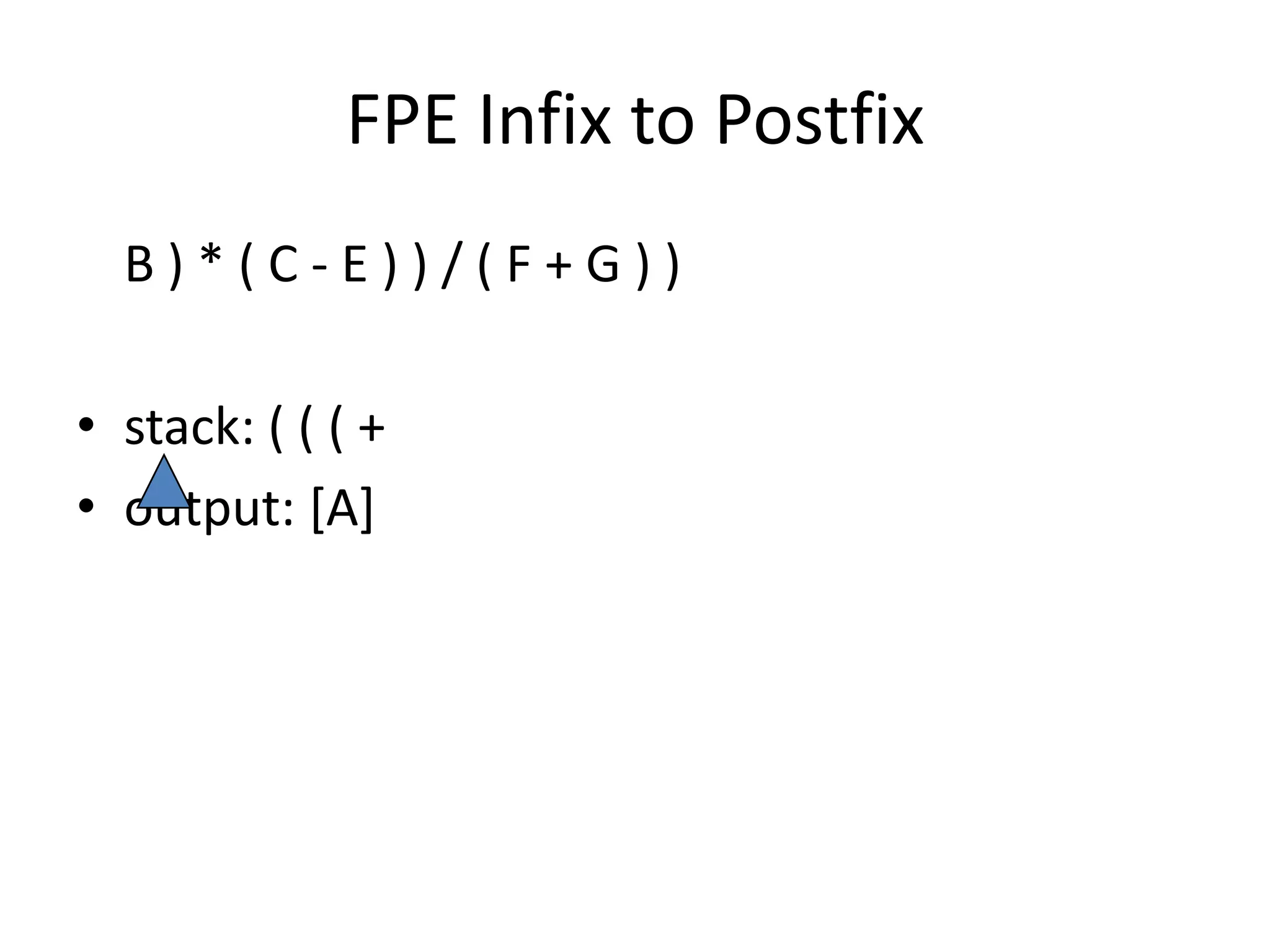My lecture infix-to-postfix | PPTX