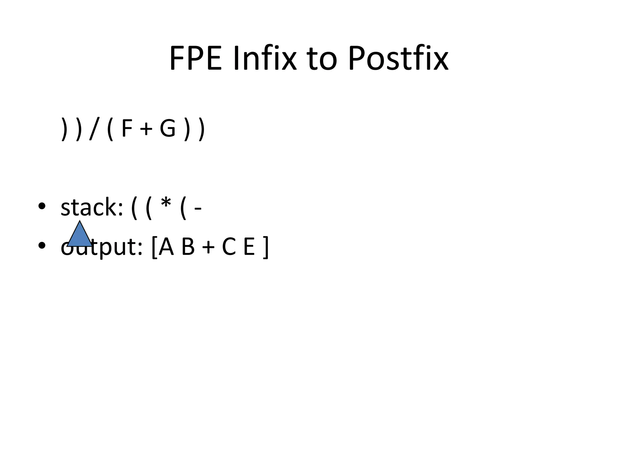 My lecture infix-to-postfix | PPTX