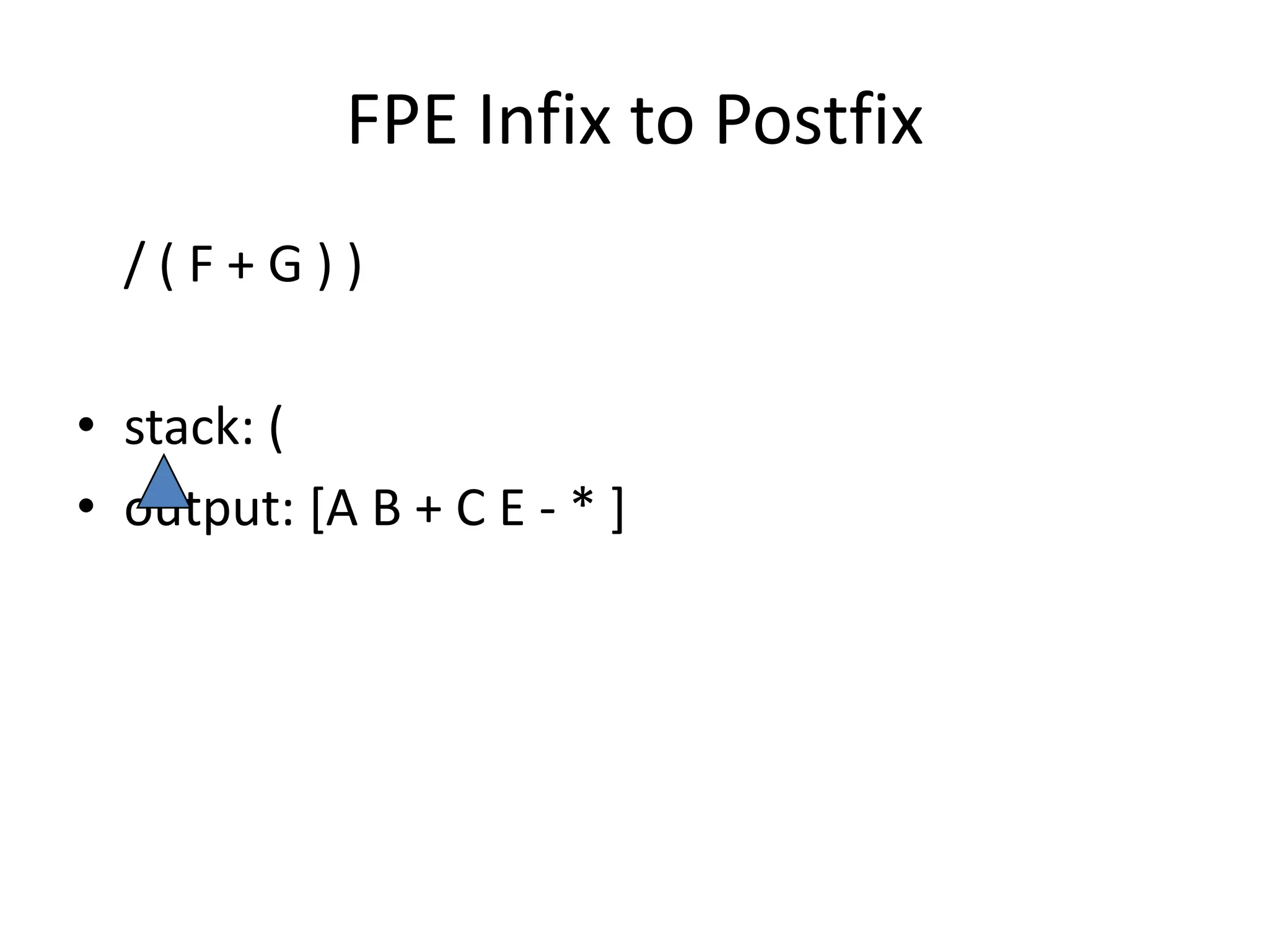 My lecture infix-to-postfix | PPTX