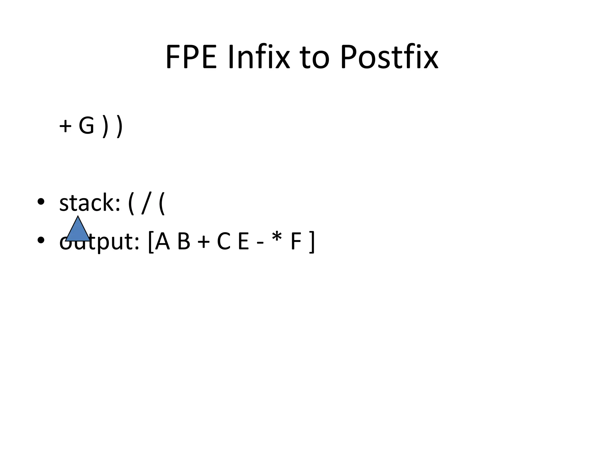 My lecture infix-to-postfix | PPTX