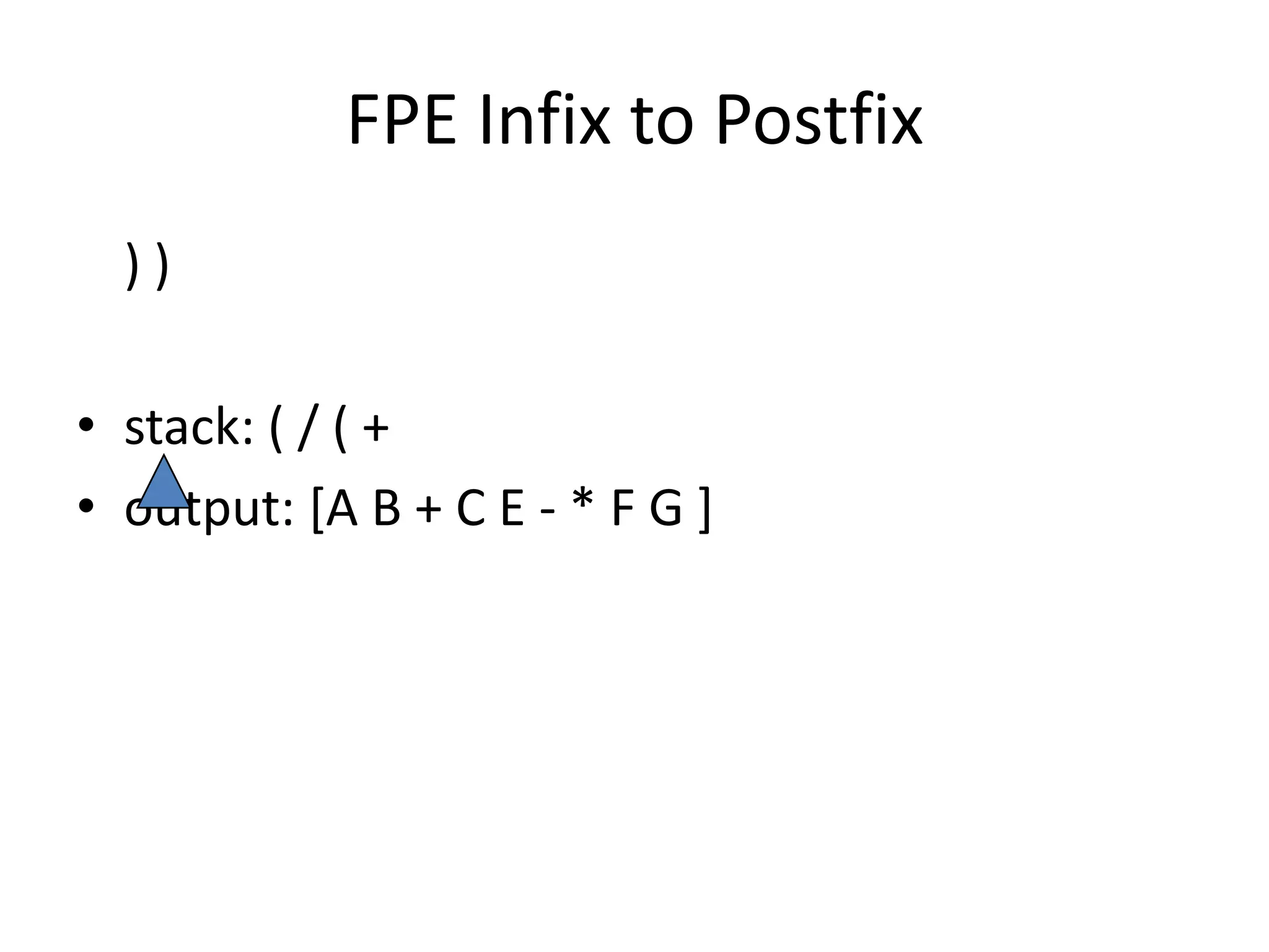 My lecture infix-to-postfix | PPTX