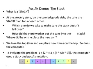 My lecture infix-to-postfix | PPTX