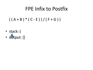 My lecture infix-to-postfix | PPTX