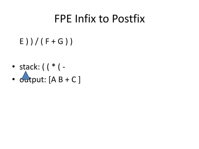 My lecture infix-to-postfix | PPT