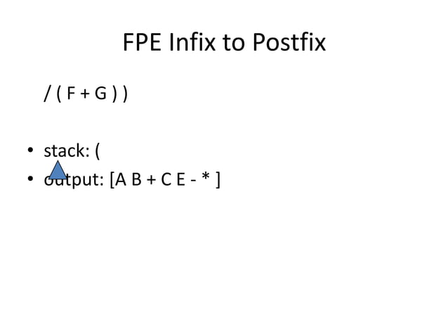 My lecture infix-to-postfix | PPT