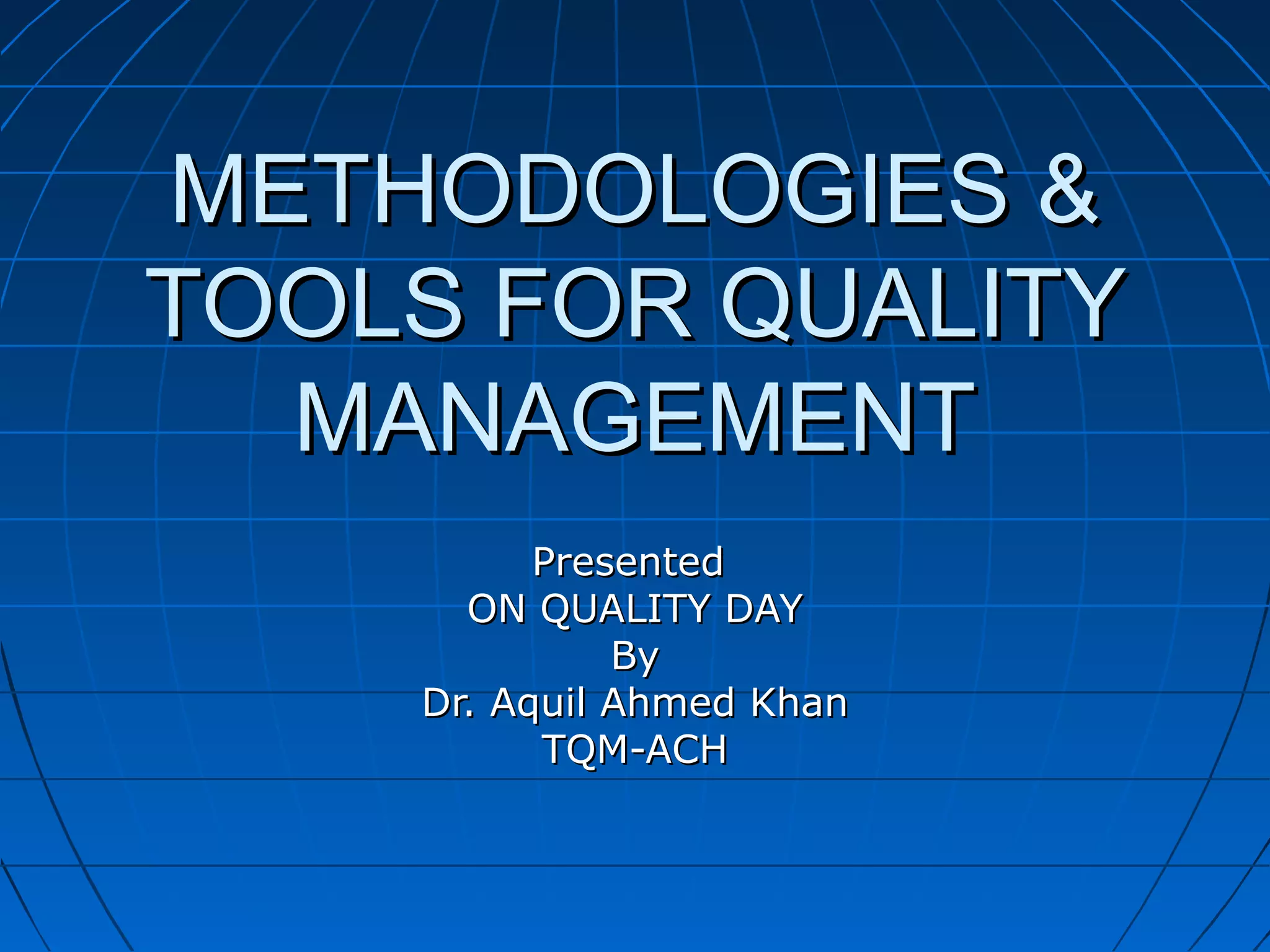 PDCA & Tools | PPT