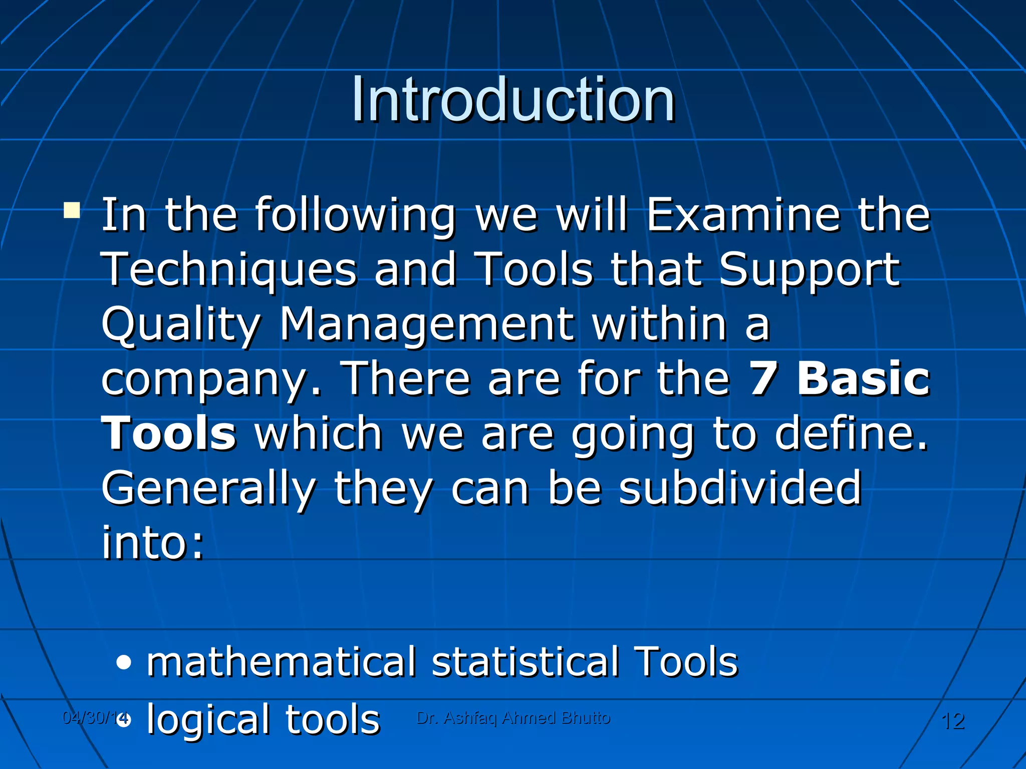 PDCA & Tools | PPT