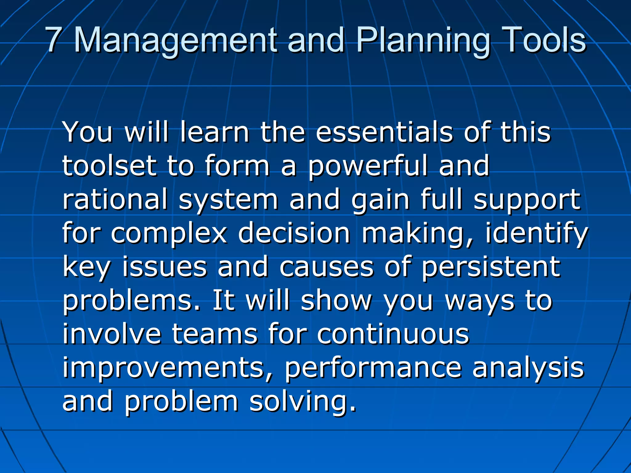 PDCA & Tools | PPT