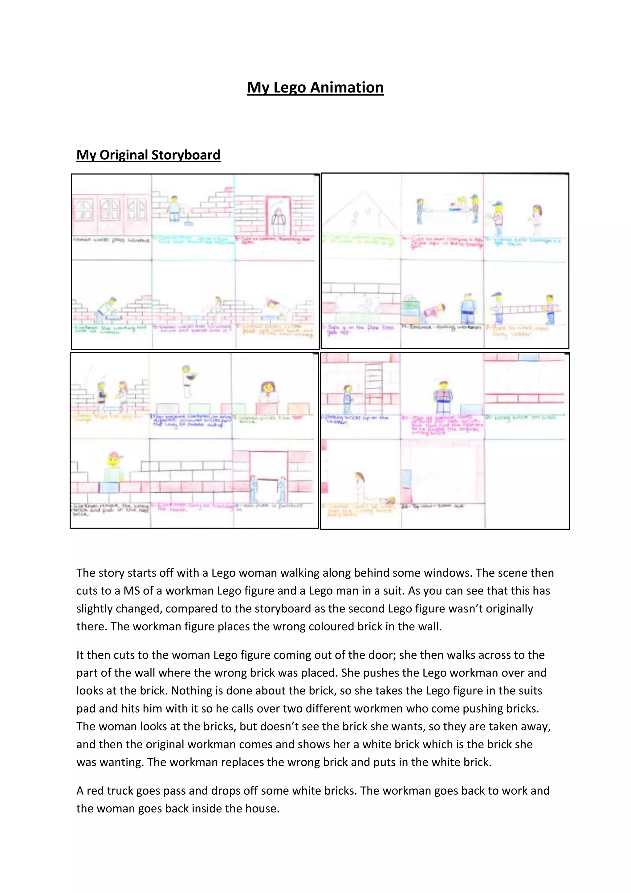 My lego animation | PDF