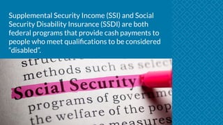 What's the Difference Between SSDI and SSI? | Myler Disability | PDF ...