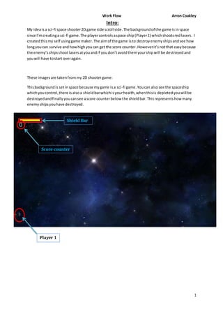 My Level Design For 2D Scroll Game By Arron Coakley | PDF