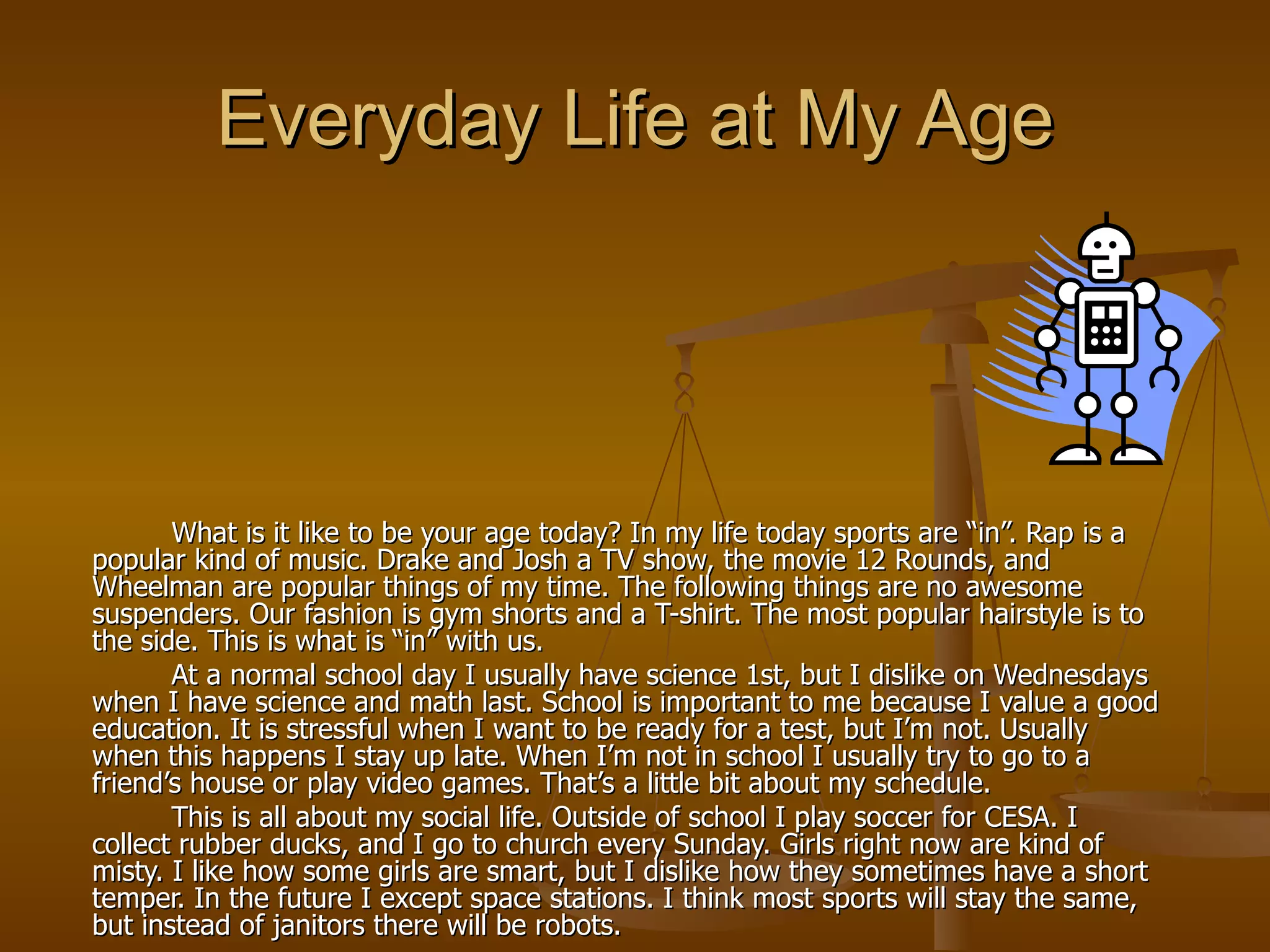 My Life Autobiography | PPT
