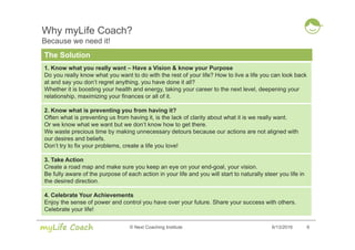 my Life Coach for Students & Graduates | PDF