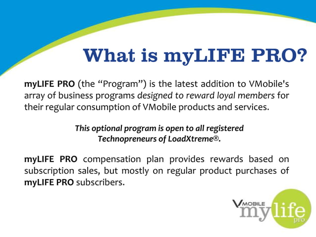 My life pro ppt | PPT