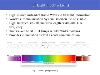 Indoor Communication Using Li-Fi | PPTX