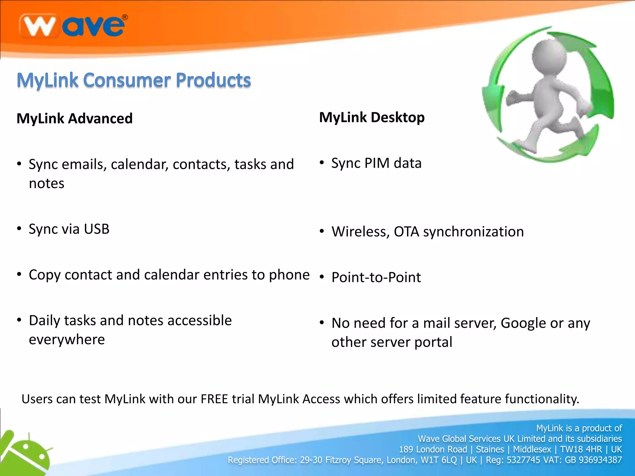 MyLink For Android | PPT