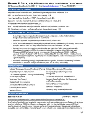 Mylissia R Smith Resume | DOCX