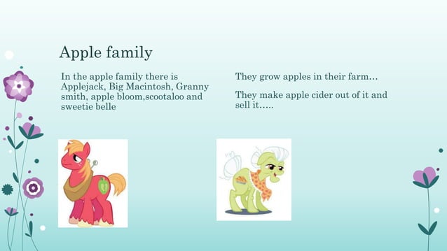 My little pony | PPTX | Family/Children | Genres