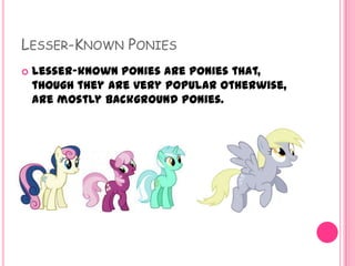 My little pony powerpoint | PPTX