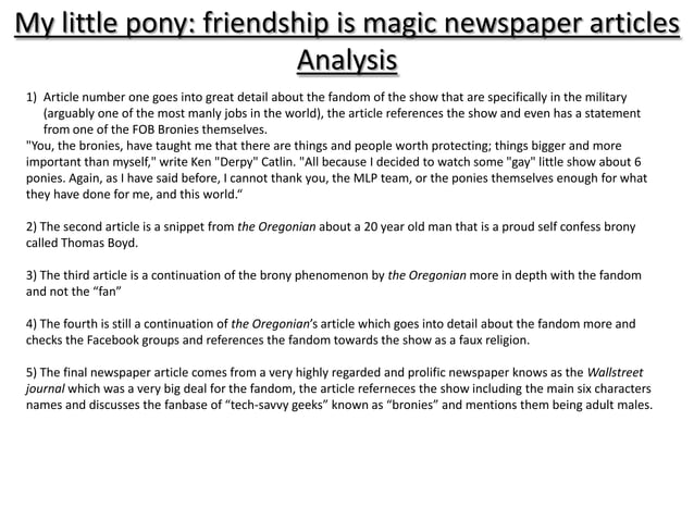 My little pony presentation | PPTX
