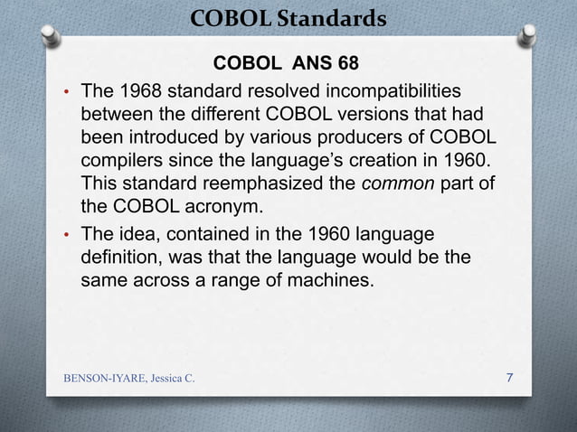 Introduction to COBOL Programming Language | PPT